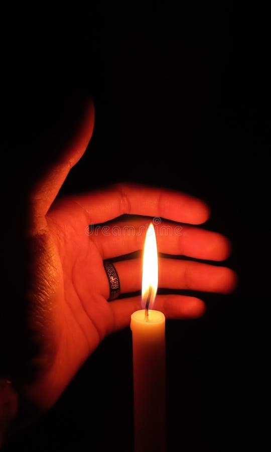 Candlelight stock image. Image of orange, candle, light - 350457879
