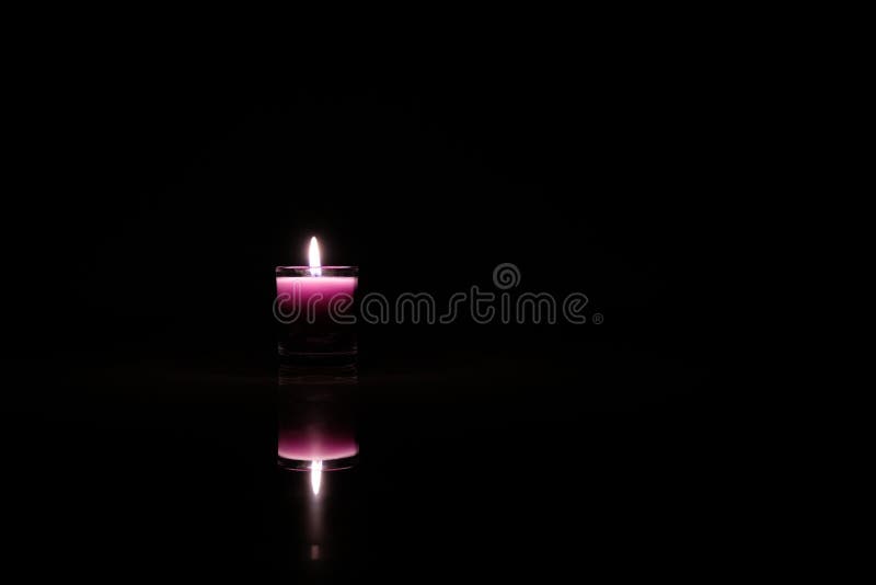 Candlelight and reflection stock photo. Image of feel - 17618808