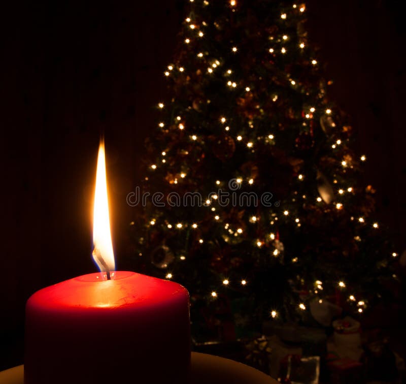 Candlelight celebration stock image. Image of tree, glowing - 48266815
