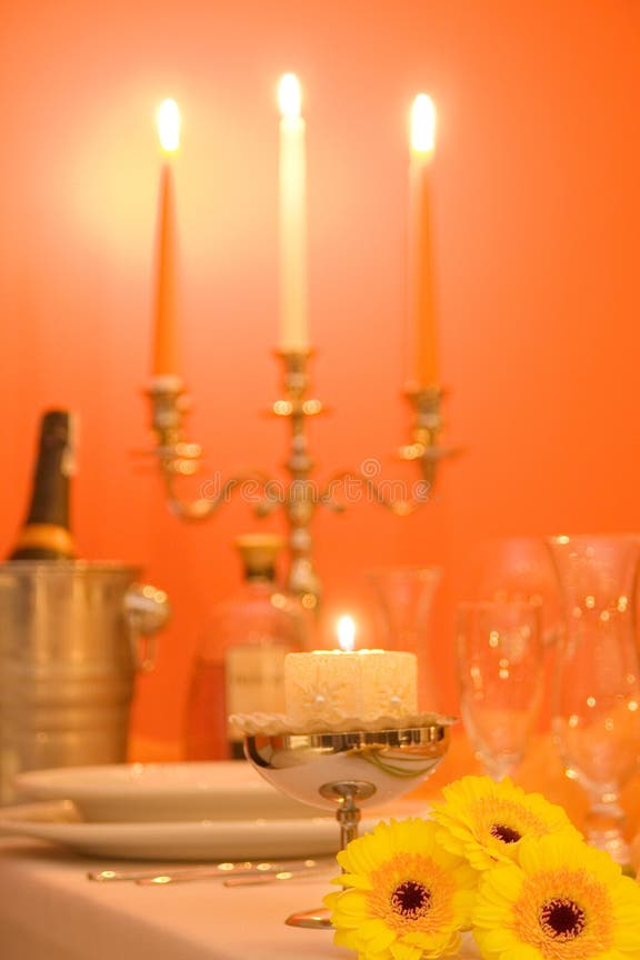 6,008 Table Setting Romantic Candlelight Dinner Stock Photos - Free ...