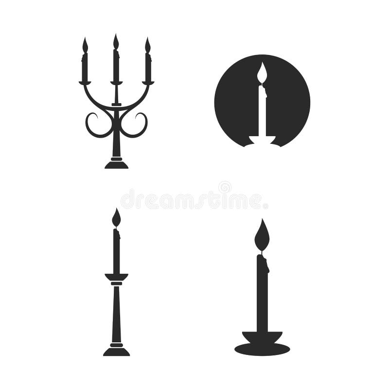 Candlelight dinner icon stock vector. Illustration of light - 262158899