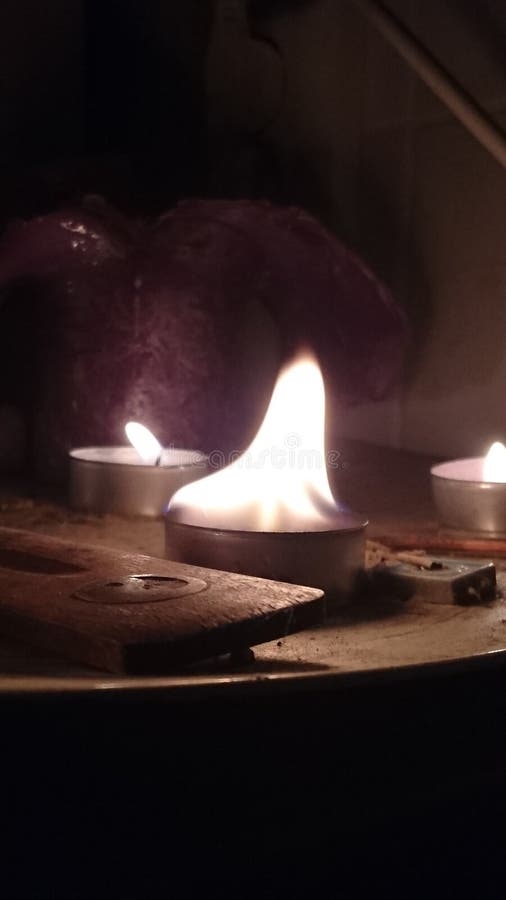Candlelight fire stock photo. Image of lighting, fire - 94421832