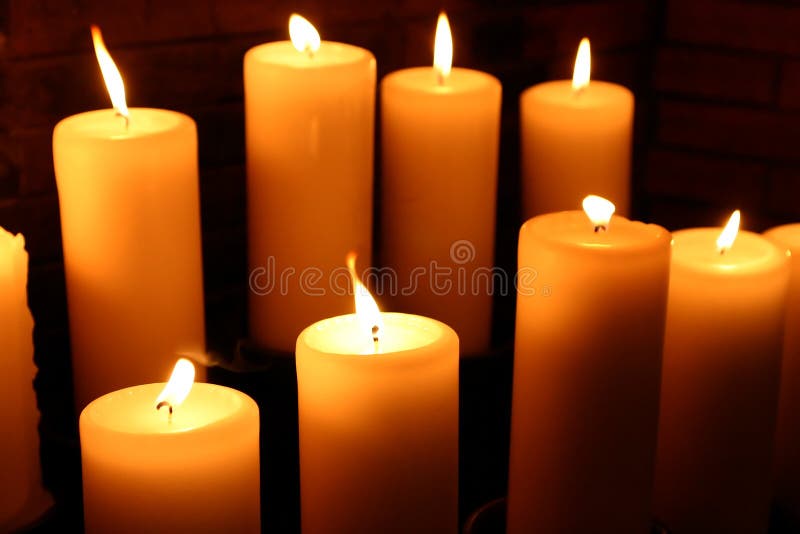 6 Pillar Candles Amber Stock Photos - Free & Royalty-Free Stock Photos ...