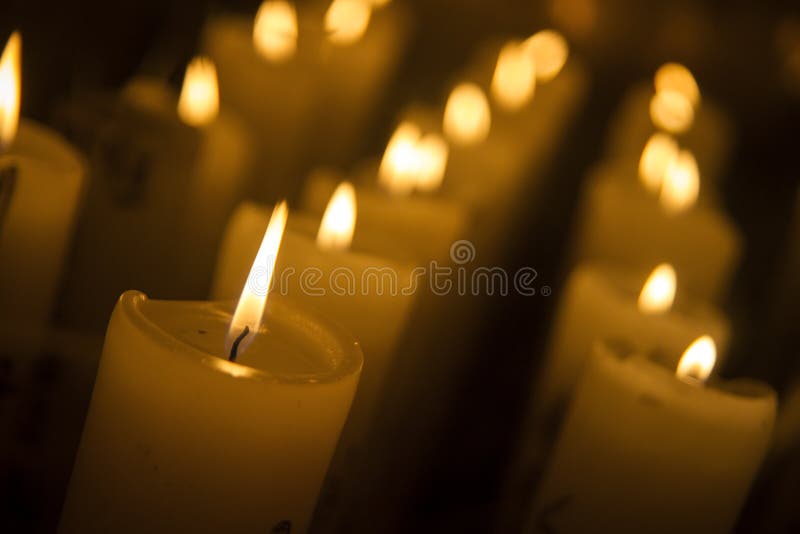 Candles stock photo. Image of beautiful, romantic, burning - 79920090