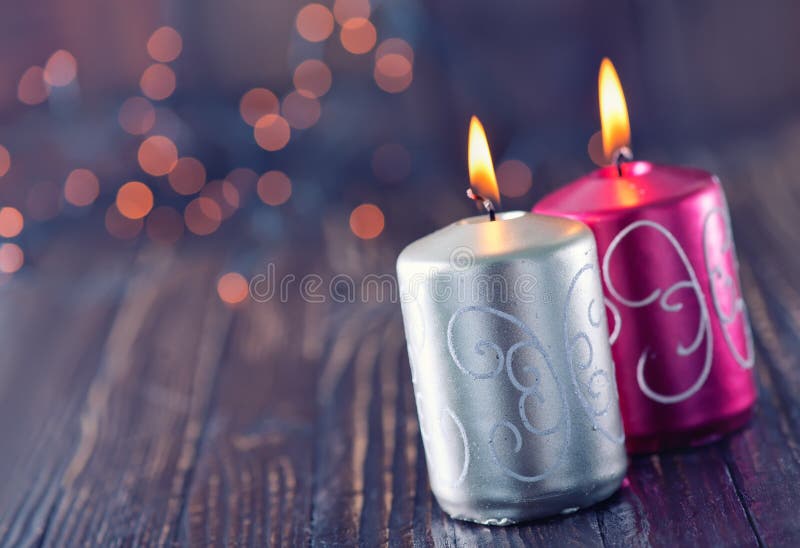 Candles stock image. Image of ornament, atmospheric, card - 62547621