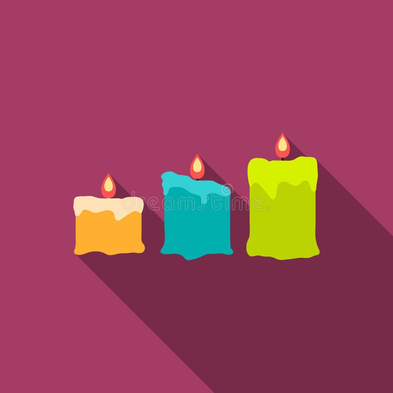Candles Icon of Vector Illustration for Web and Mobile Stock Vector ...