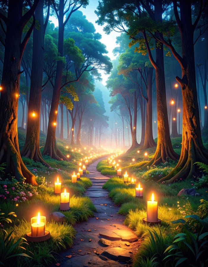 Celebrate the Magic of Summer Solstice Stock Photo - Image of ...