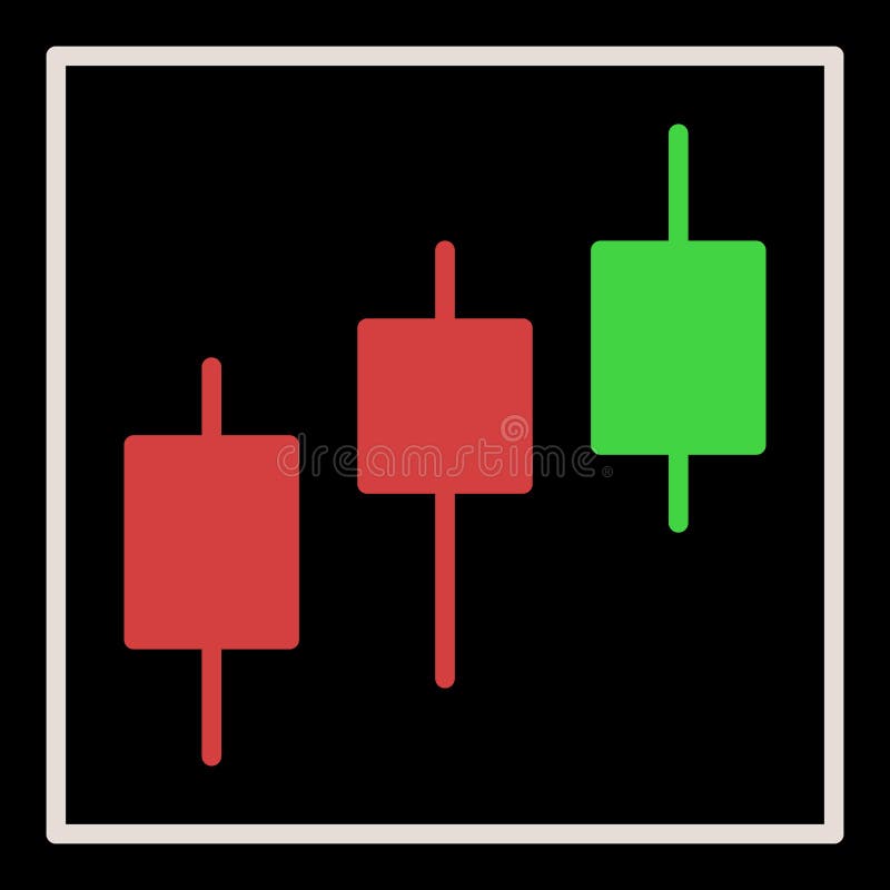 3 Candles Vector Stock Market Trading Colored Icon or Logo Element ...