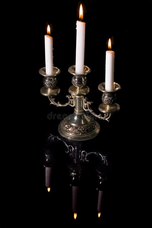 Candles in wine-cellar stock image. Image of cellar, gothic - 11968123