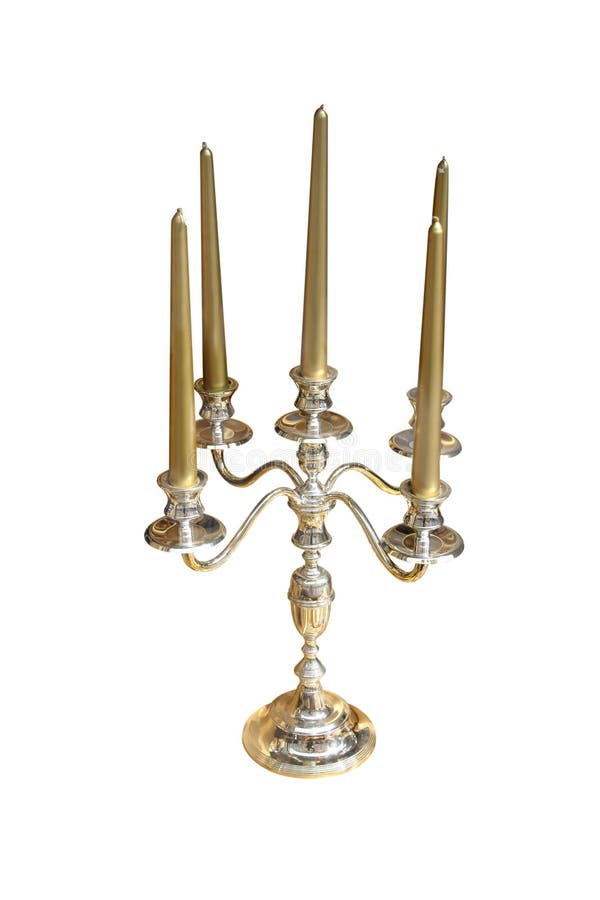 Old candlestick stock photo. Image of fire, metal, classical - 10397224