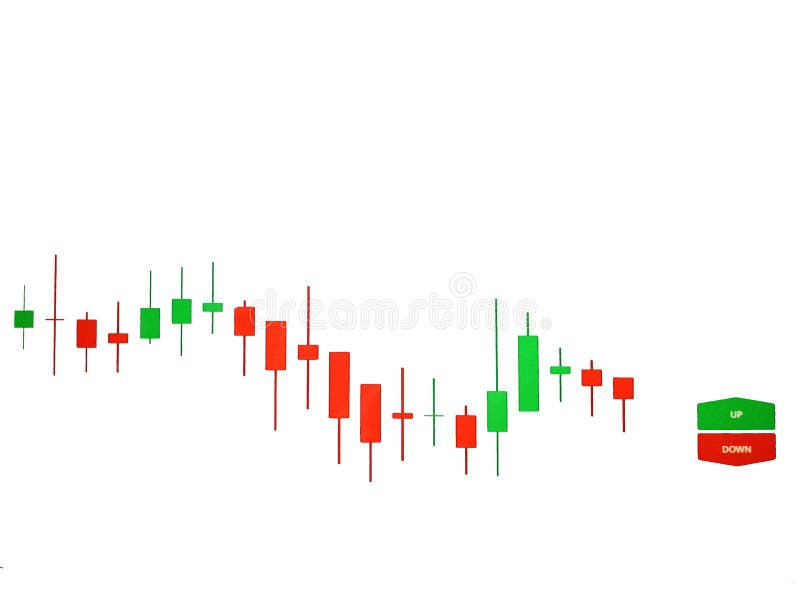 Business Candle Chart Background Wallpaper Stock Illustration ...