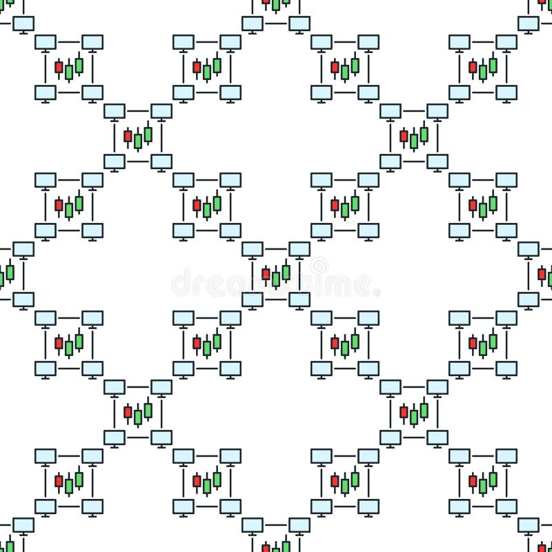 Online Trading Technology Vector Illustration Logo Stock Vector ...