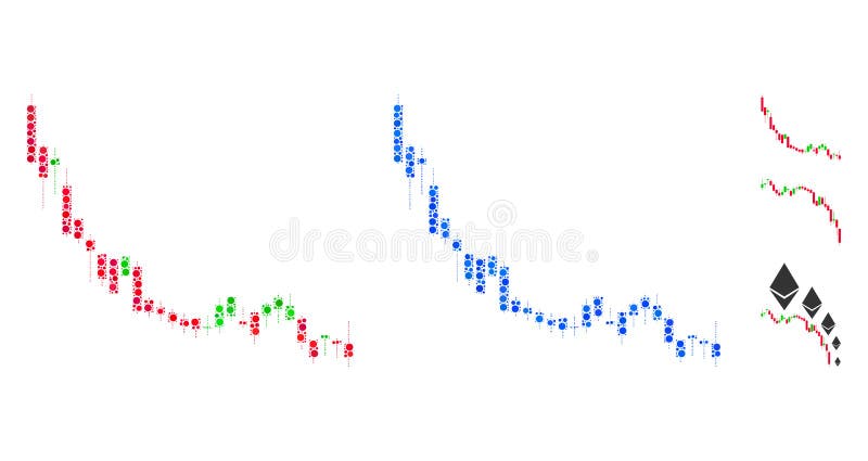 Candlestick Falling Acceleration Chart Mosaic Icon of Circle Dots Stock ... Candlestick Falling Acceleration Chart Mosaic Icon of Circle Dots Stock ...