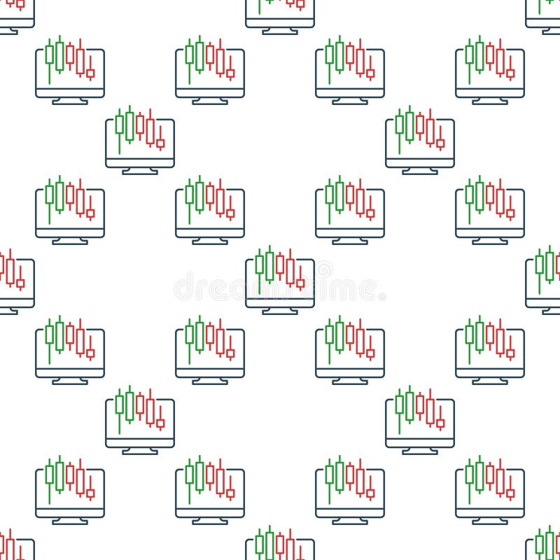 Online Trading Technology Vector Illustration Logo Stock Vector ...