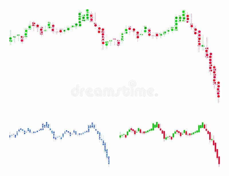 Candlestick Falling Acceleration Chart Mosaic Icon of Circle Dots Stock ... Candlestick Falling Acceleration Chart Mosaic Icon of Circle Dots Stock ...