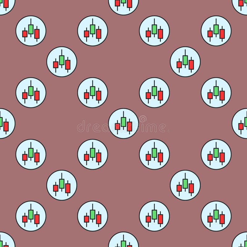 Candlestick Pattern Inside Circle Vector Selling Financial Derivatives ...