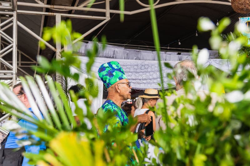 Candomble Members are Seen during a Religious Demonstration Editorial ...