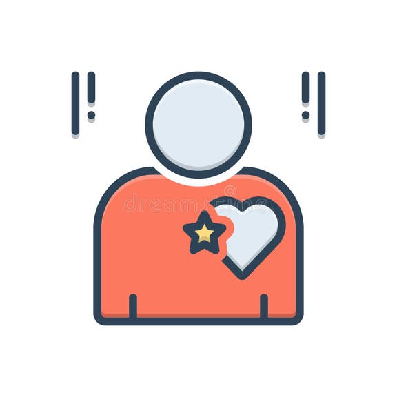 Color Illustration Icon for Candor, Candour and Sincerity Stock ...