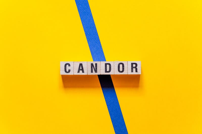 Candor Word Concept on Cubes Stock Image - Image of probuty, vintage ...