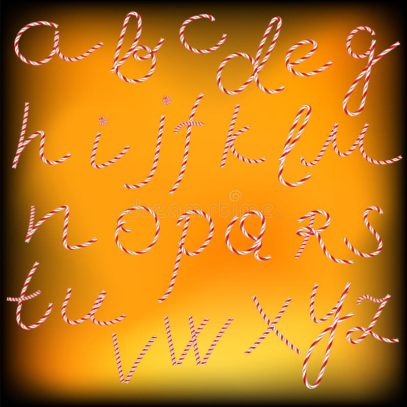 Candy Alphabet stock illustration. Illustration of dessert - 58468472