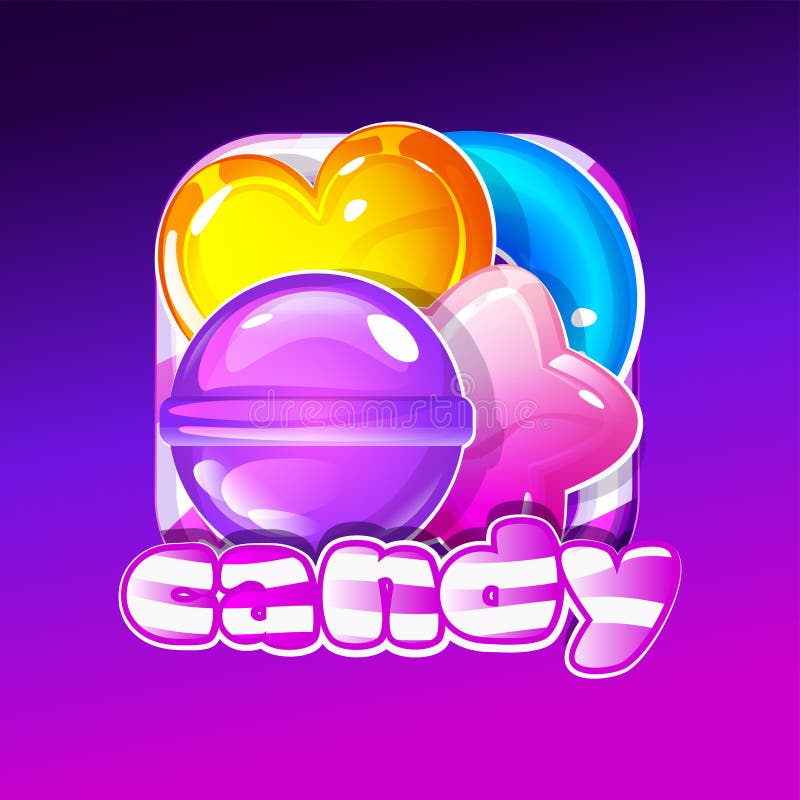 Candy APP Icon, Game Icon for Your Design. Candy ICON for Clipart ...