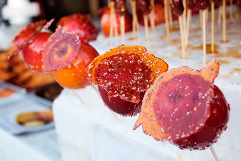 Candy apple stock image. Image of candy, snack, celebration - 66719033