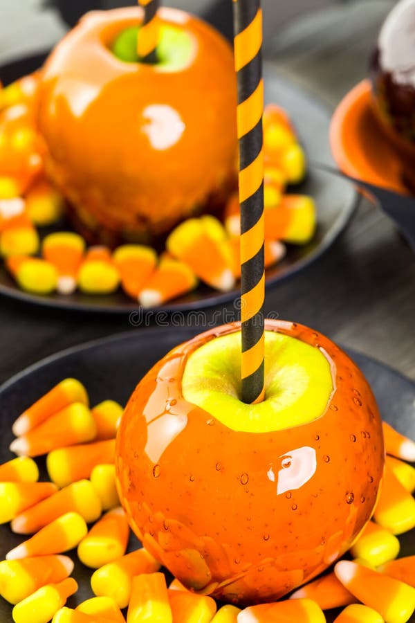 Candy apples stock photo. Image of harvest, dipped, indulgence - 60566854