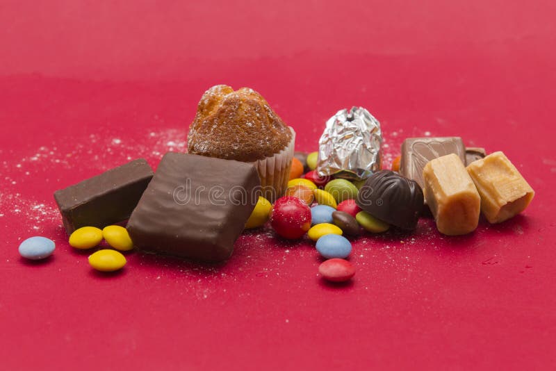 Different types of candy stock photo. Image of group - 53706060