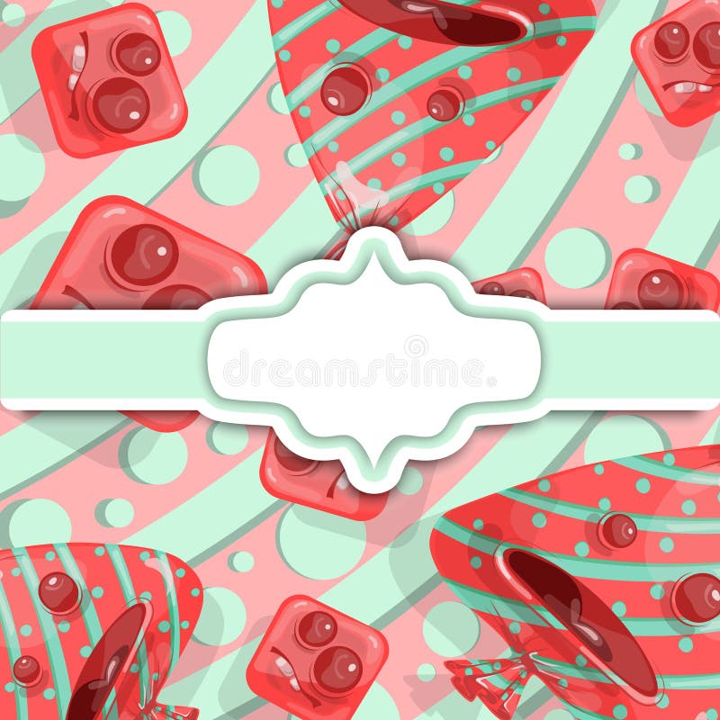 Candy background stock vector. Illustration of holiday - 79318487