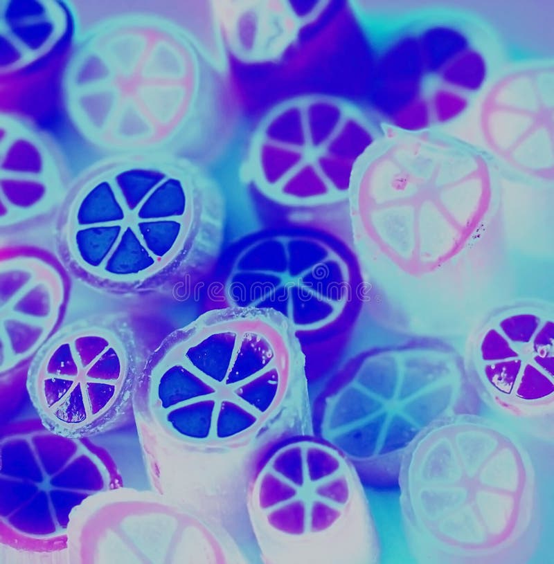 Blue Background Abstract Candy Stock Image - Image of love, bright ...