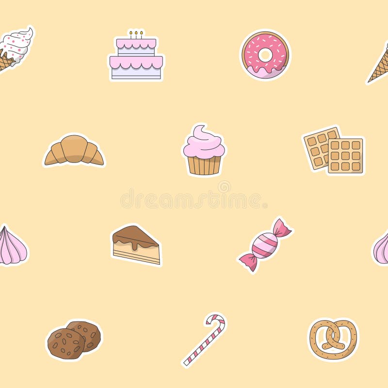 Candy background 01 stock vector. Illustration of eclair - 165102023