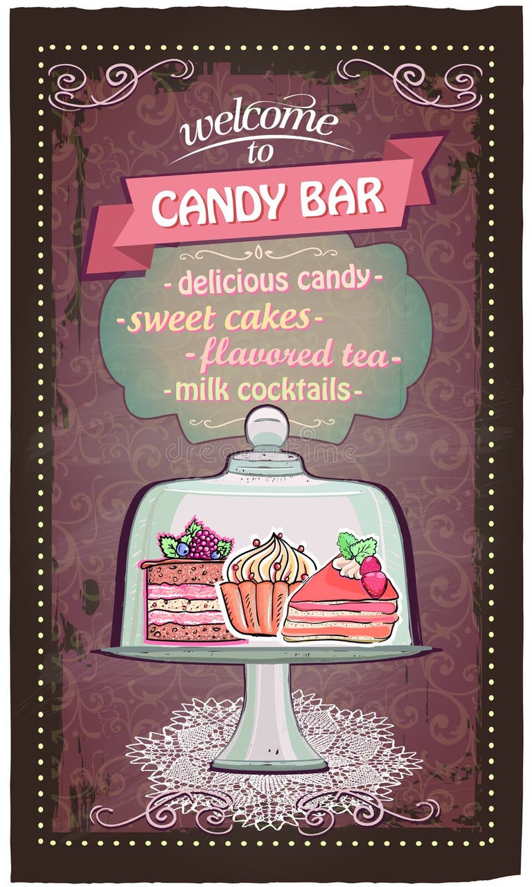 Candy Bar Menu Stock Illustrations – 3,259 Candy Bar Menu Stock ...