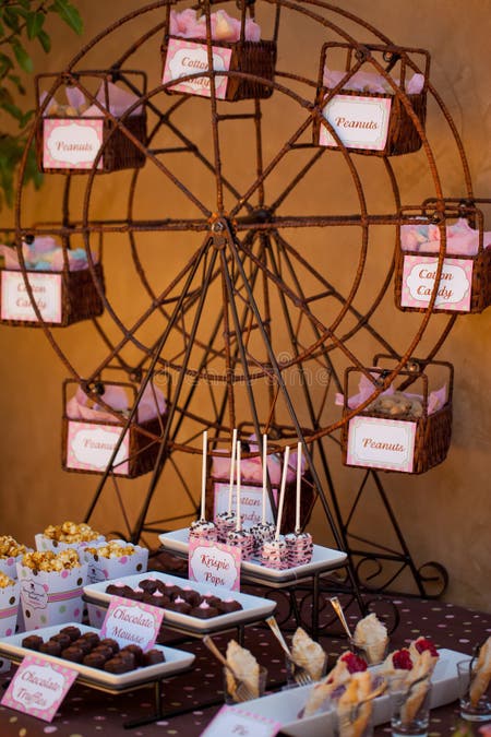 Candy bar table stock photo. Image of glassware, candy - 28893086