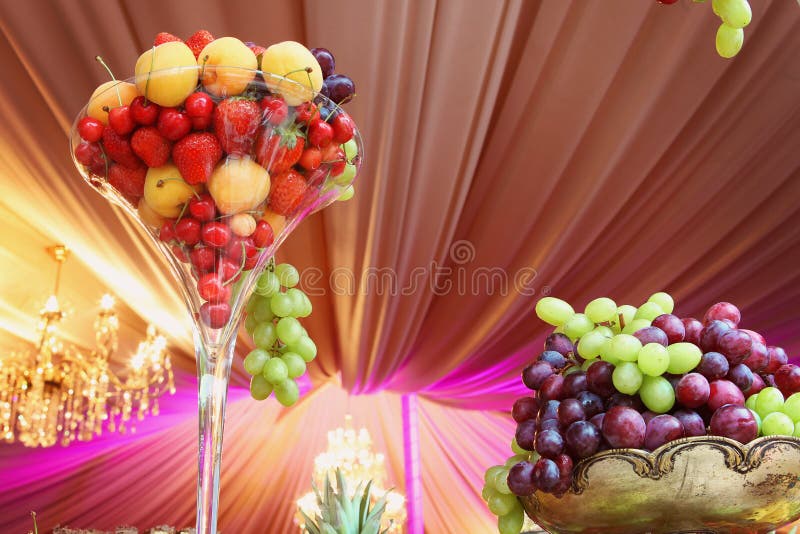 Candy Bar with Fruits and Sweets Stock Photo - Image of buffet, healthy ...