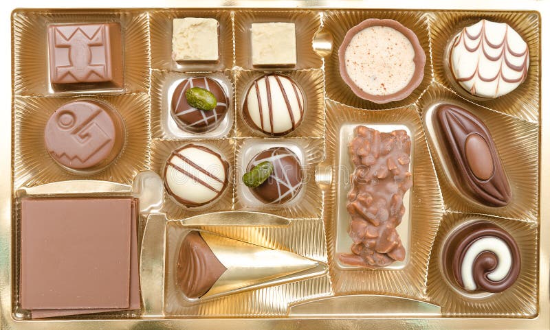 Candy Box stock photo. Image of decorated, calories, collection - 27548528