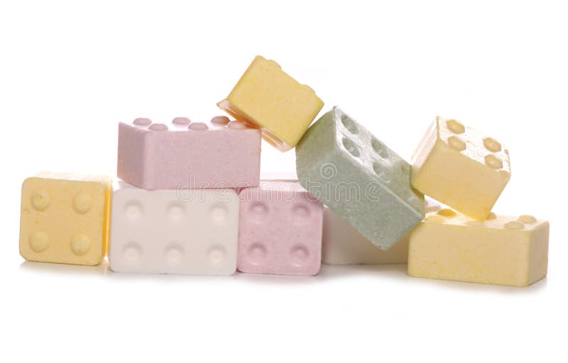 Candy brick sweets stock image. Image of food, unhealthy - 16605487