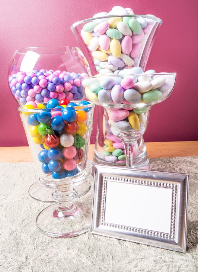 Candy Buffet and Dessert Table Stock Photo - Image of flavored ...