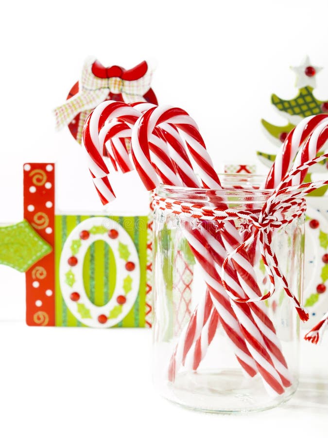 Candy Cane Chocolate Covered Pretzel Rods Stock Image - Image of food ...