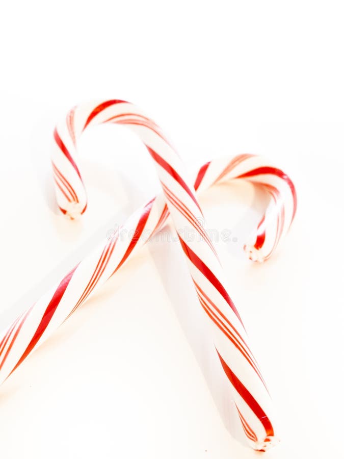 Candy Cane Chocolate Covered Pretzel Rods Stock Image - Image of food ...