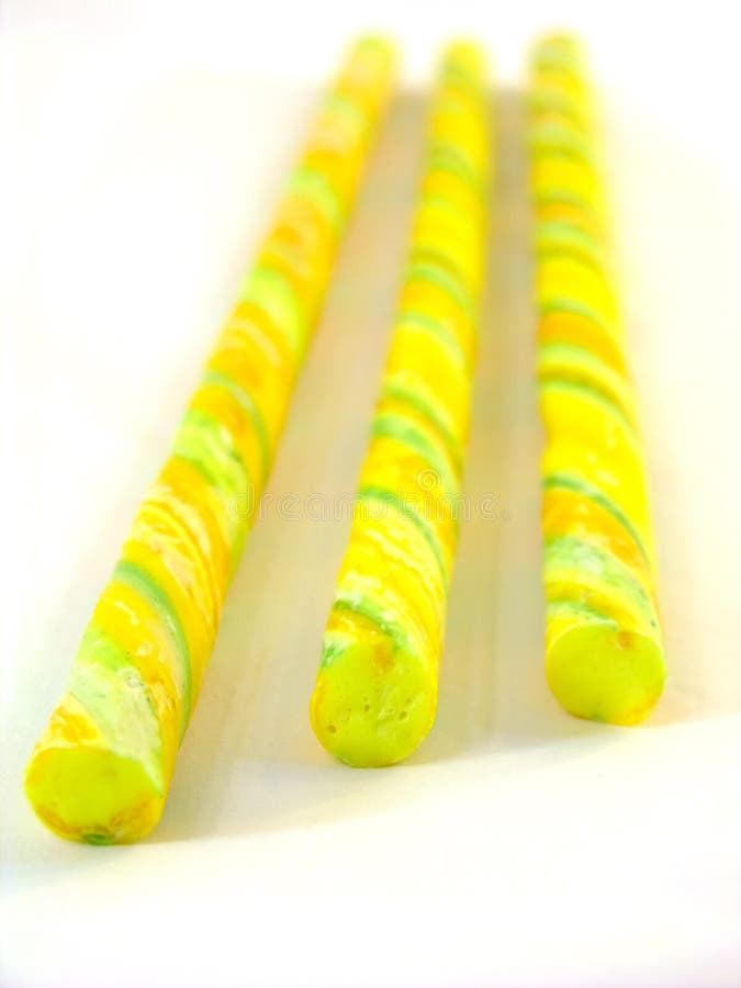 Candy Cane, Candy in the Shape of a Small Stick Made of Colored Sugar ...