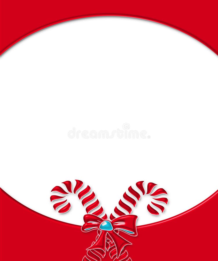 Candy cane border / header stock illustration. Illustration of ...