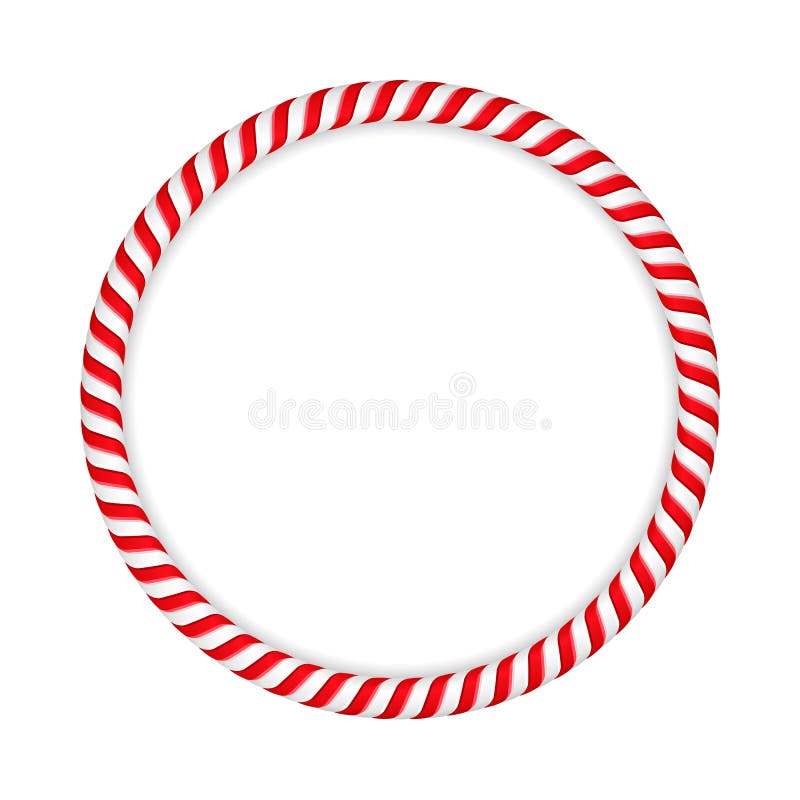 Candy Cane Border Vector