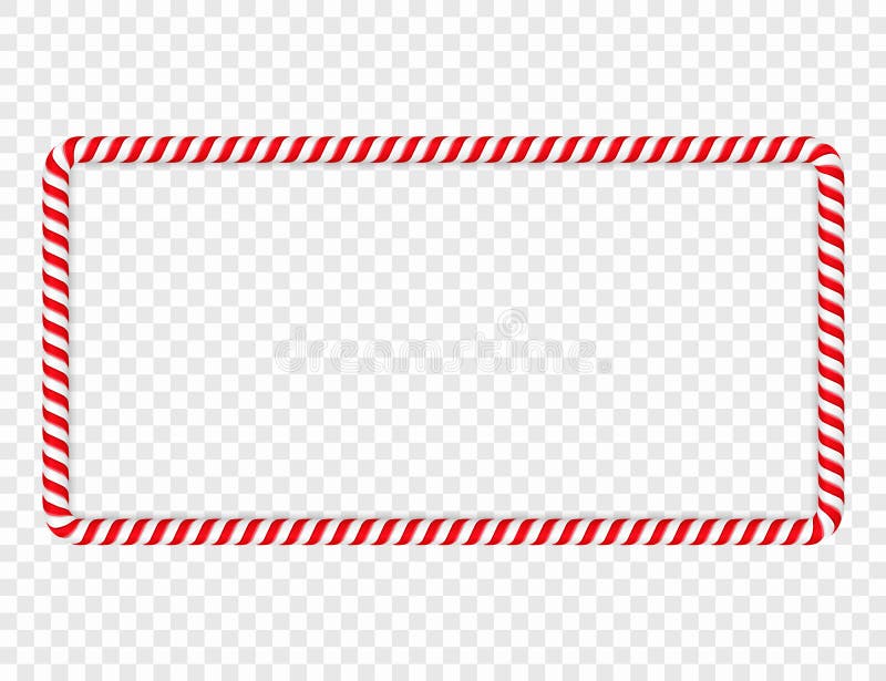 Candy Cane Frame stock vector. Illustration of striped - 197202899