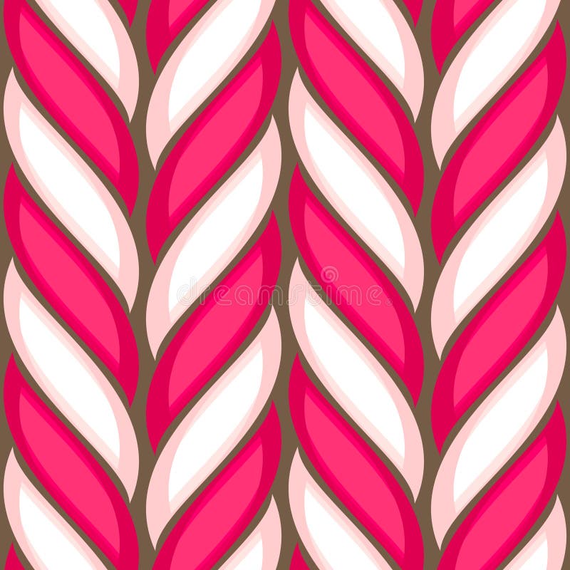 Candy Cane Seamless Pattern Stock Vector - Illustration of caramel ...