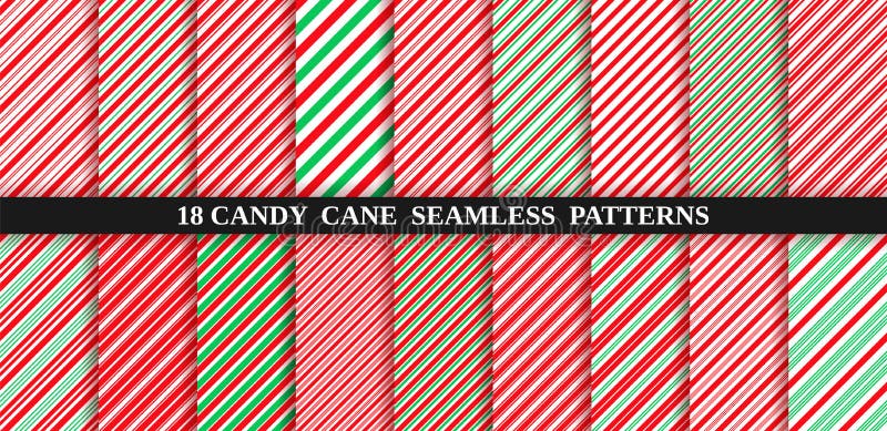 Candy Cane Pattern Clipart