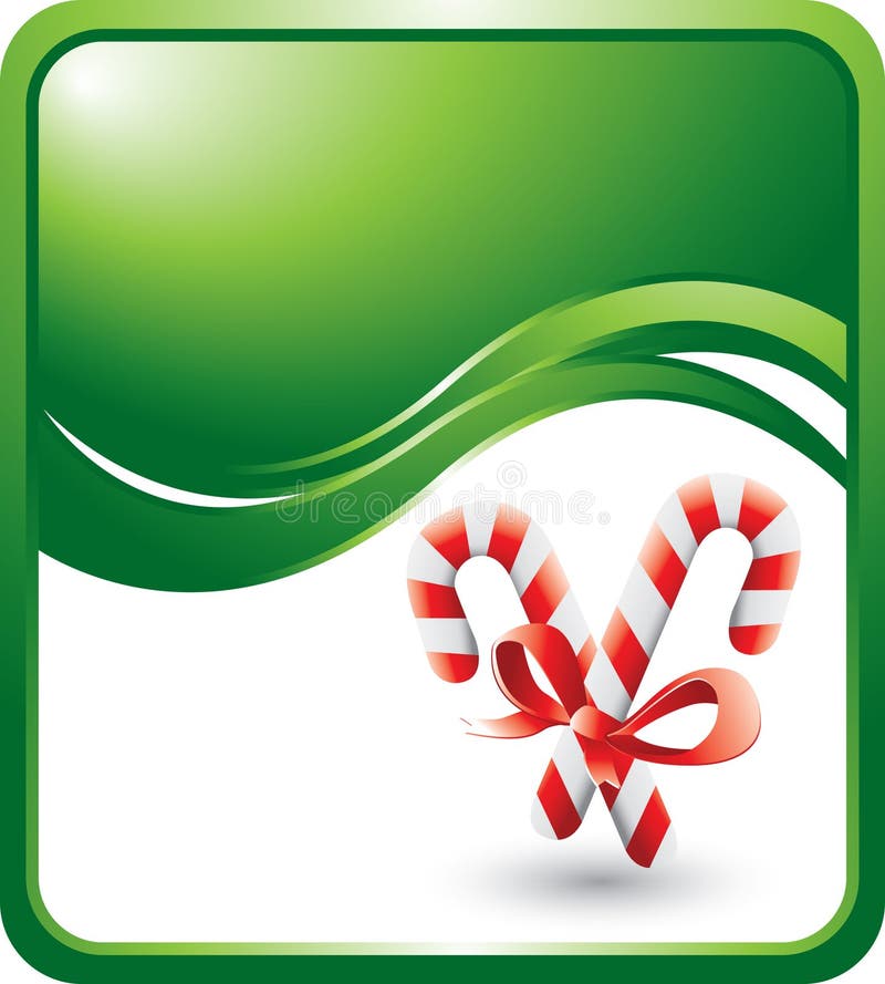 Candy cane border / header stock illustration. Illustration of ...