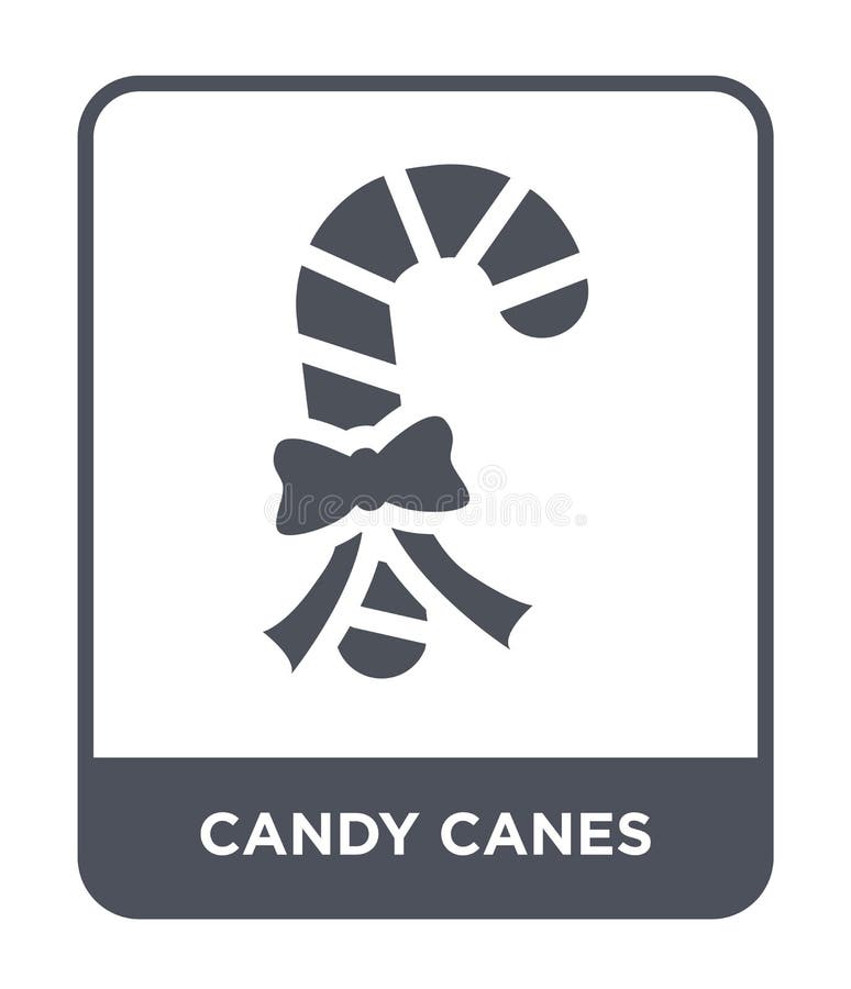 Canes Icon in Trendy Design Style. Canes Icon Isolated on White ...