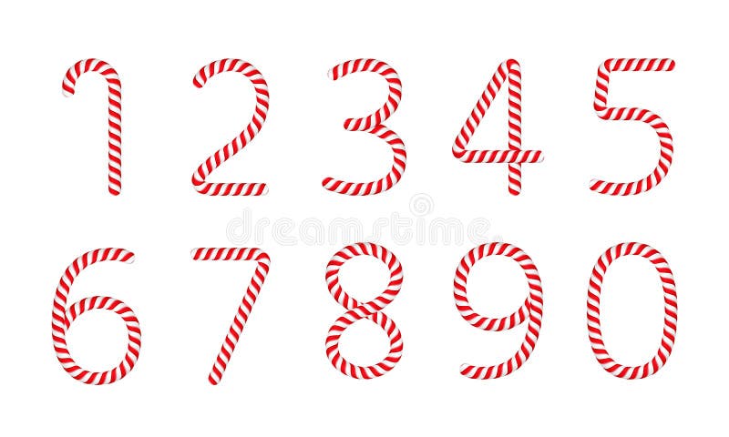 Two Candy Canes on Transparent Background, Vector Eps10 Illustration ...