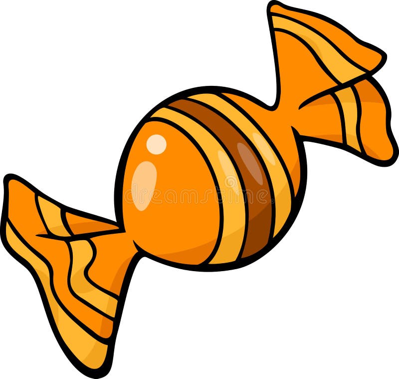 Candy Cartoon Illustration Clip Art Stock Vector - Illustration of ...