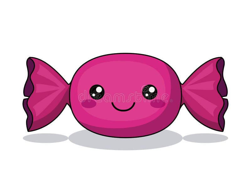 Candy Character Isolated Icon Design Stock Vector - Illustration of ...